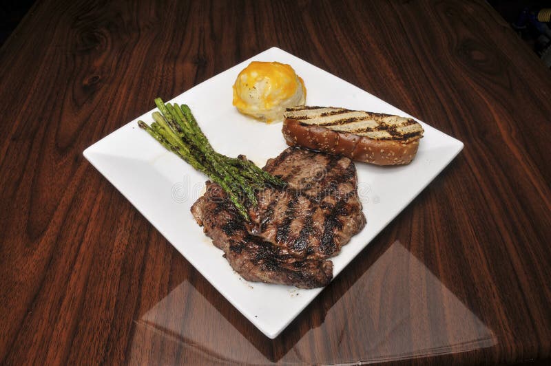 Delicious Slab of Steak stock photo. Image of protein - 216203582