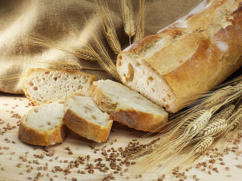 Delicious sliced bread stock image. Image of sliced, cereal - 23978229