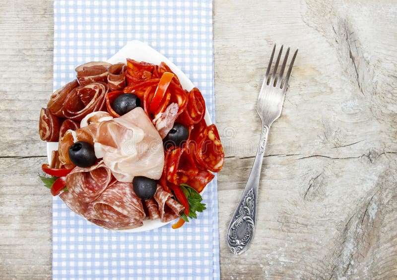 Delicious Sliced Ham. Party Platter Stock Photo - Image of appetizer ...