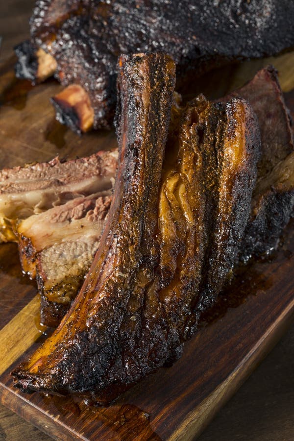 Delicious Smoked Beef Ribs stock photo. Image of barbecue - 94873830