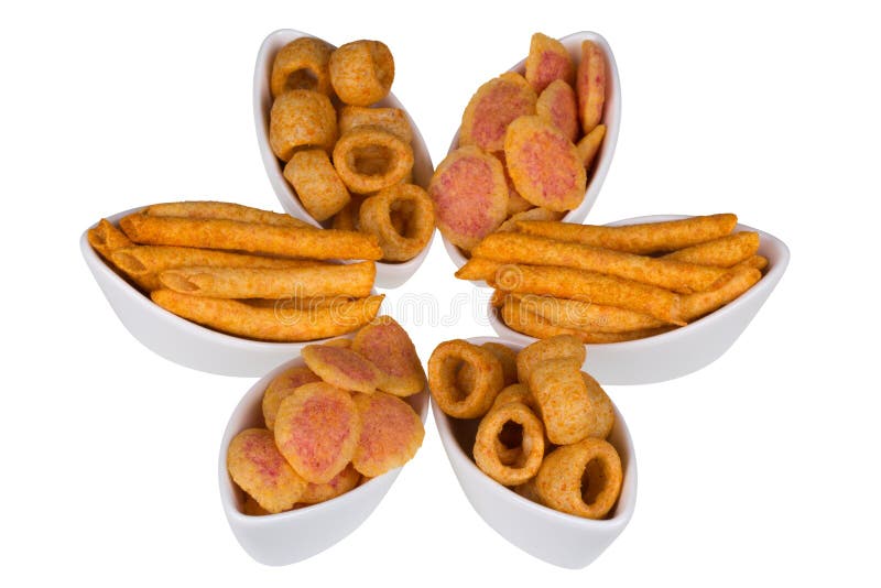 Delicious Snack Chips Isolated Stock Photo - Image of life, form: 34062888