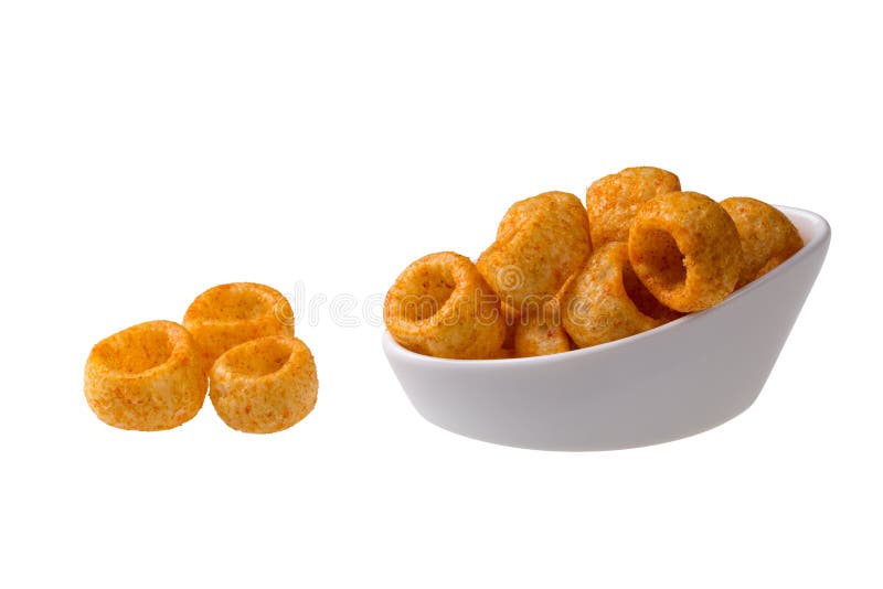 Delicious Snack Chips Isolated Stock Photo - Image of fried, potato ...