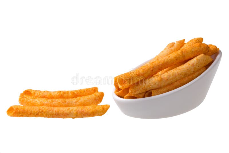 Delicious Snack Chips Isolated Stock Photo - Image of pile, delicious ...