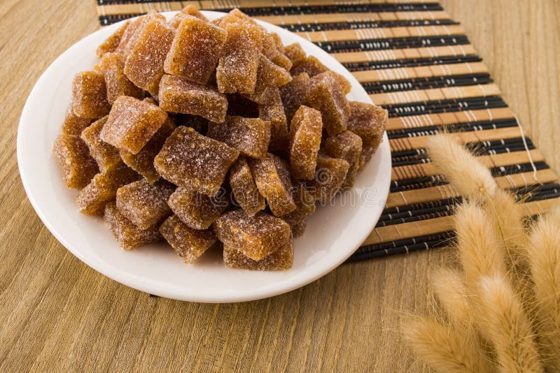 Delicious and Delicious Snack Ginger Candy Stock Photo - Image of ...