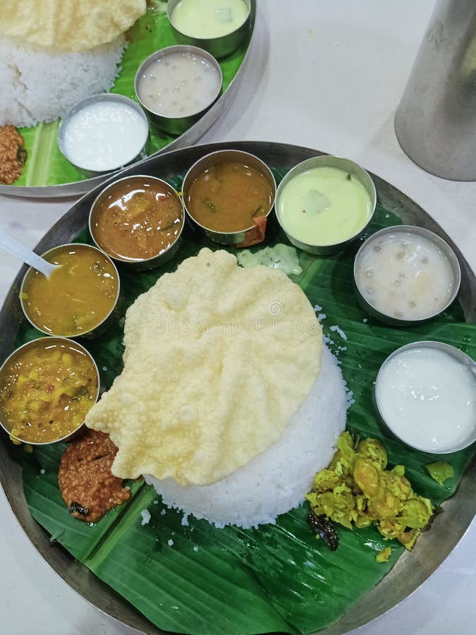 Delicious South Indian Meal Plate Stock Image - Image of dessert ...