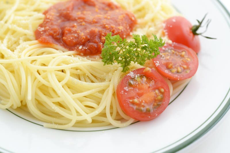 Delicious spaghetti stock photo. Image of noodle, diet - 129795864