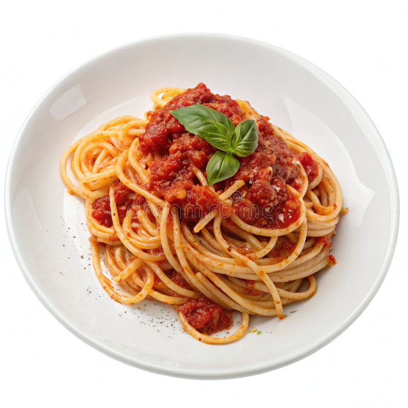 Delicious Spaghetti Pasta Vertical Background. Stock Illustration ...