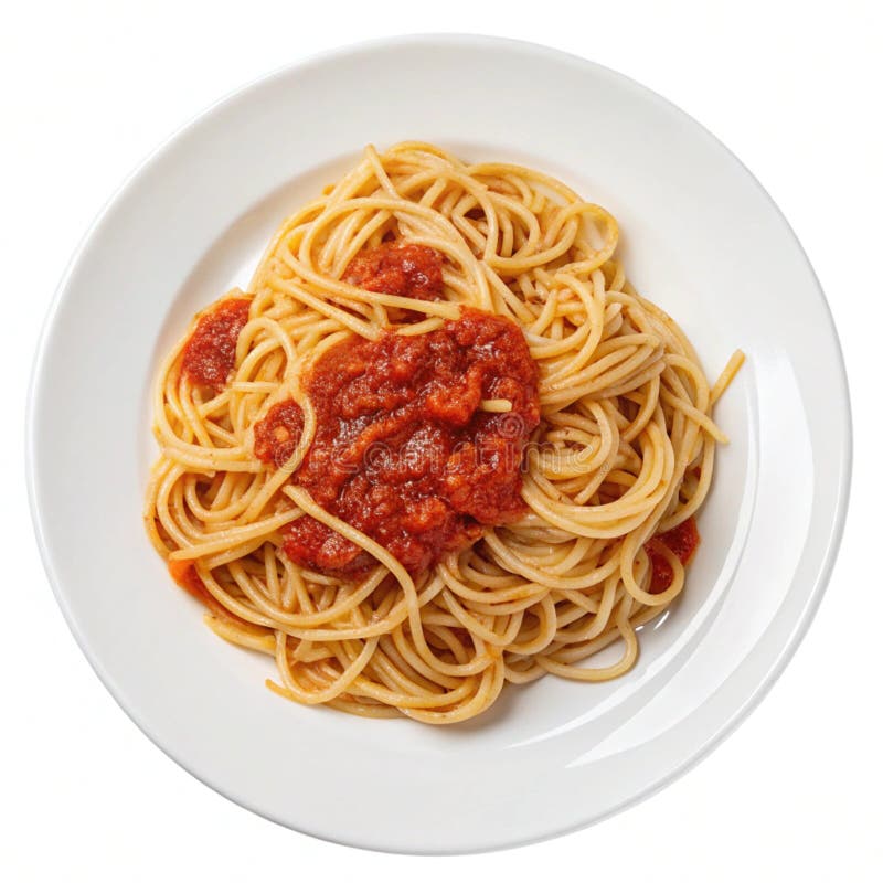 Delicious Spaghetti Isolated on Transparent Background Stock ...