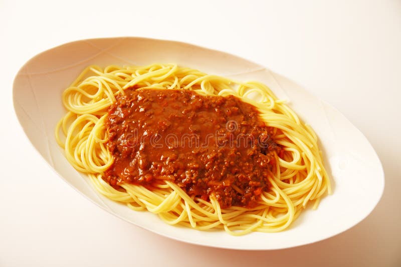 Delicious spaghetti stock photo. Image of cooked, meal - 193329940