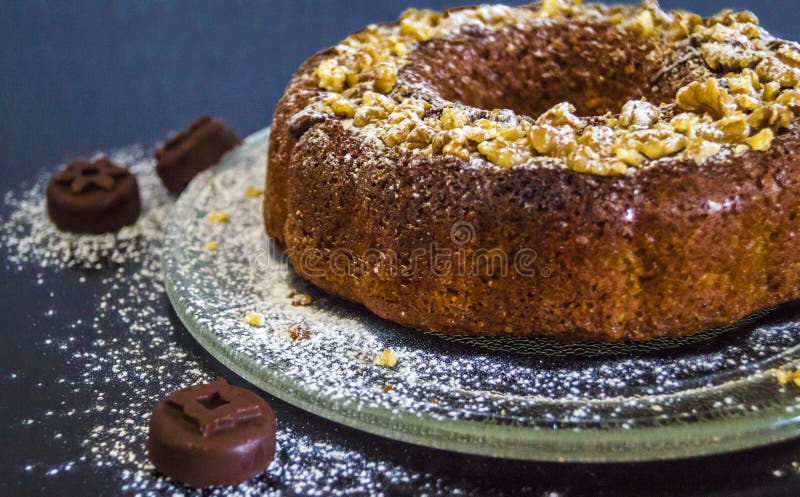 Delicious sponge cake stock photo. Image of dessert - 229136586