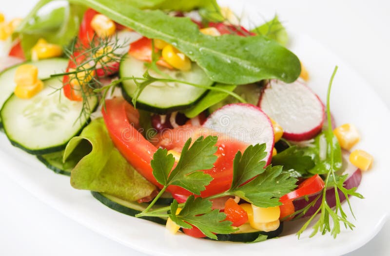 Delicious spring salad stock photo. Image of salad, vegan - 14503596