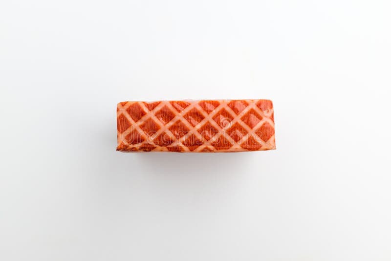 Delicious Square Smoked Ham. Pork Ham Stock Image - Image of meal, pork ...