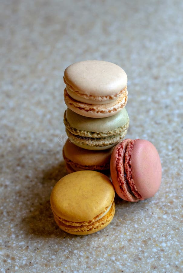 Delicious Stack of French Macarons Stock Photo - Image of nutrient ...