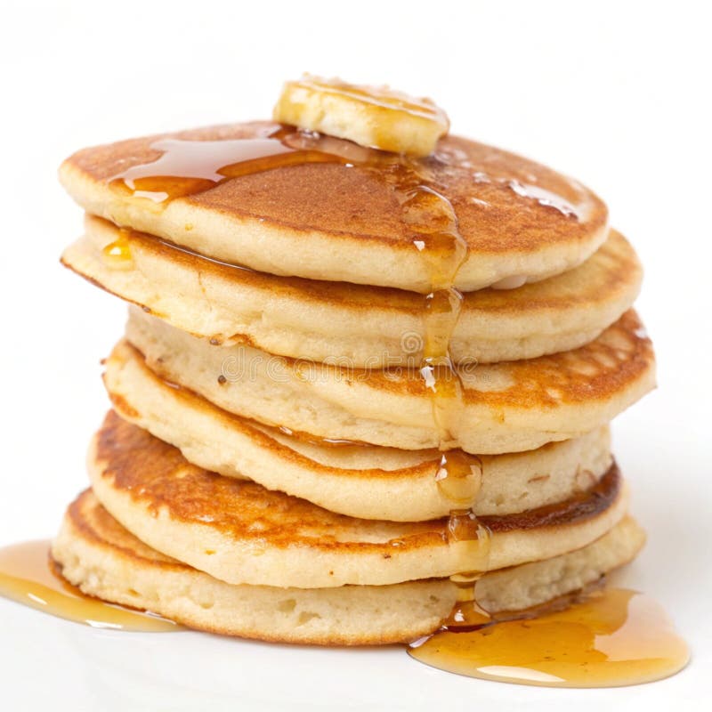Delicious Stack of Pancakes Stock Illustration - Illustration of ...
