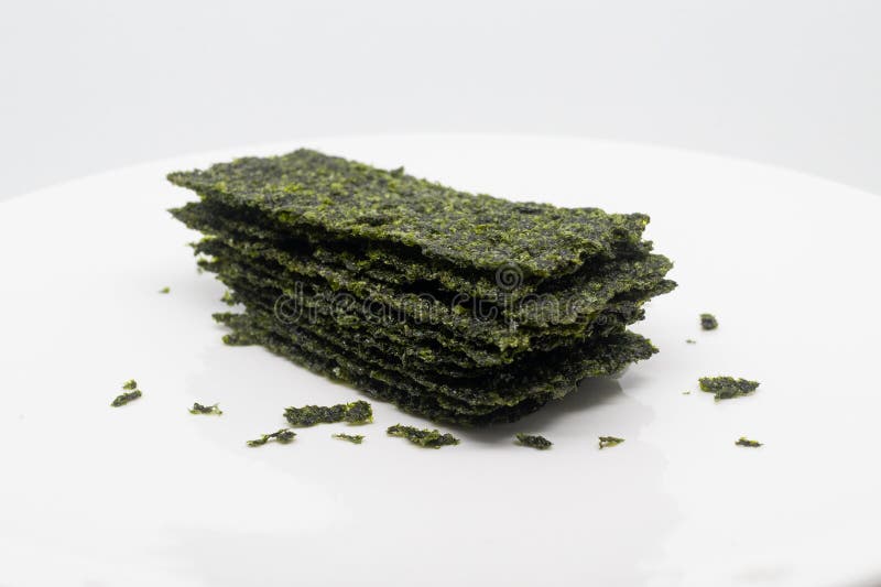 Delicious Seaweed Sheets. editorial stock photo. Image of sheets ...