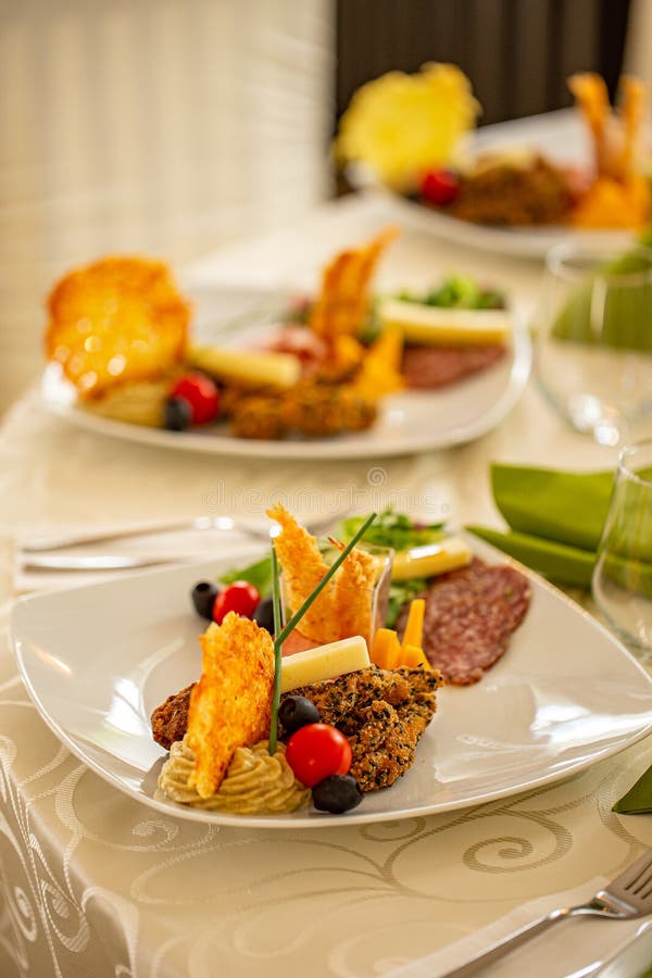 Delicious starter plate stock image. Image of prepared - 152245571