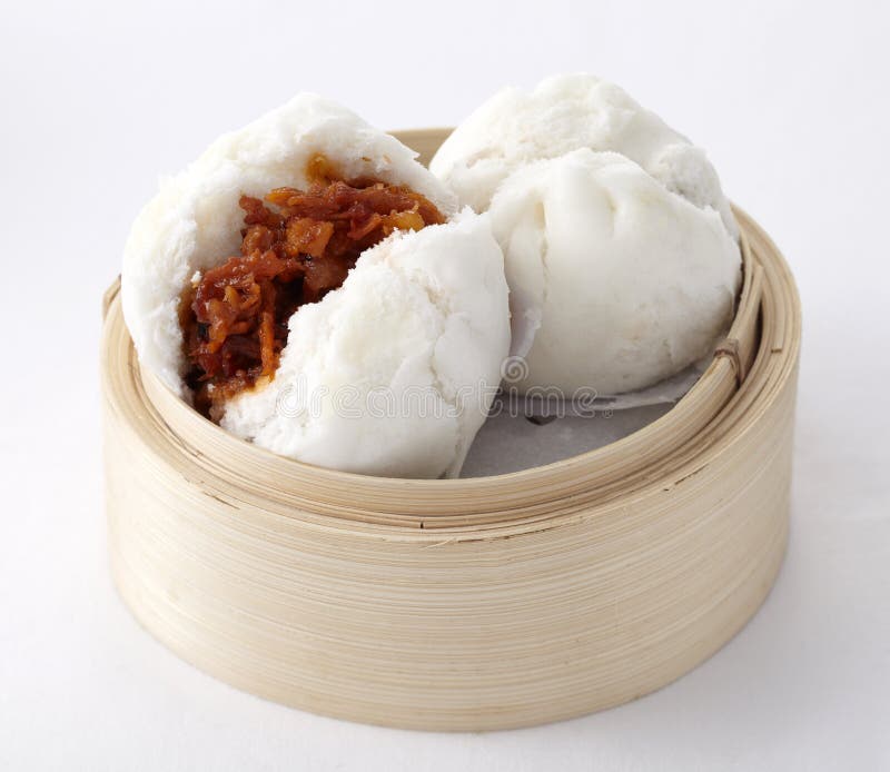 Steamed stuffed bun stock image. Image of chinese, cooking - 15677527