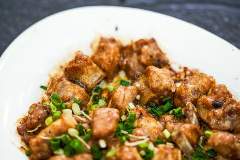 Delicious Steamed Pork Ribs, a Classic Cantonese Dish Stock Image ...