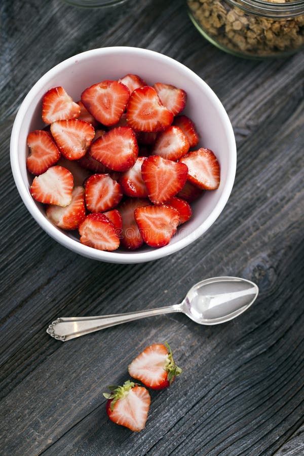 Delicious Strawberry Dessert Stock Photo - Image of sweet, stack: 56575454