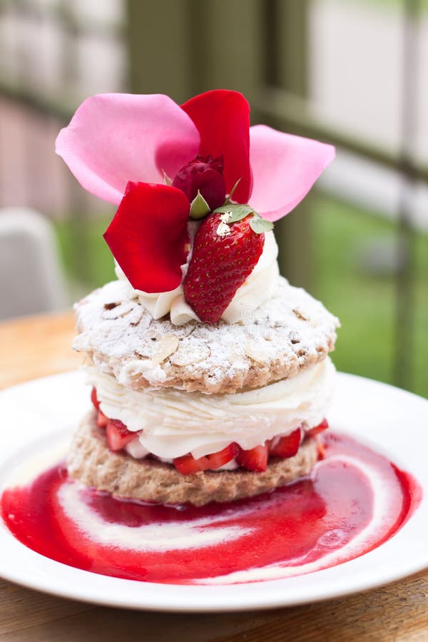 Delicious Strawberry Short Cake Stock Photo - Image of berry, delicious ...