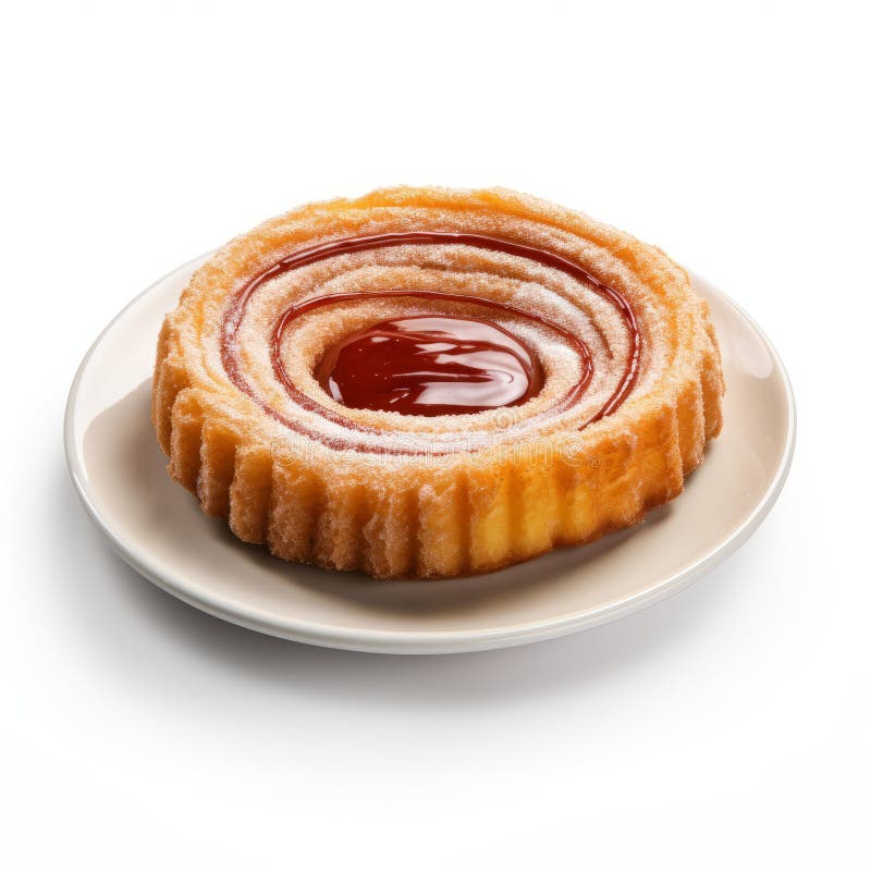 Delicious Strawberry Spiral Pastry with High Resolution Visuals Stock ...