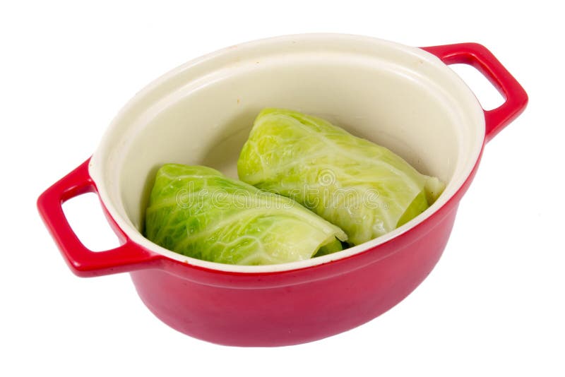 Stuffed Cabbage Rolls in Pot Stock Image - Image of meat, cuisine ...