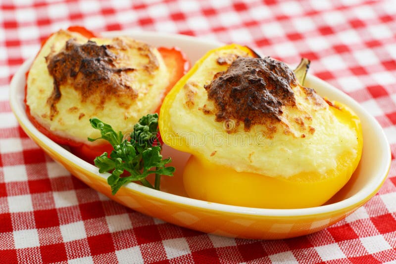 Delicious stuffed peppers stock photo. Image of food - 116135698