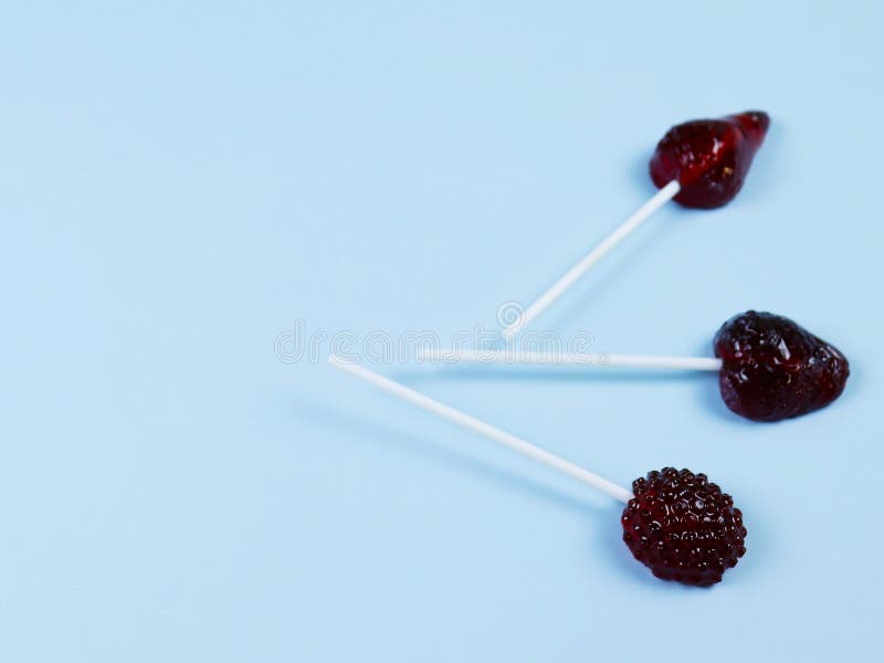 Delicious Sweet Candy on a Stick. Lollipops Stock Photo - Image of ...