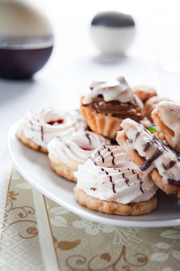 Delicious and Sweet Handmade Cookies Stock Image - Image of icing, food ...