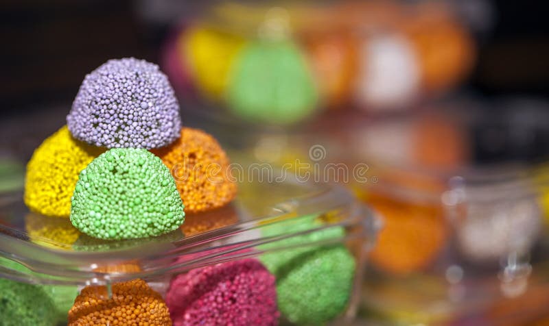 Delicious and Sweet Turkish Delight Stock Photo - Image of green ...