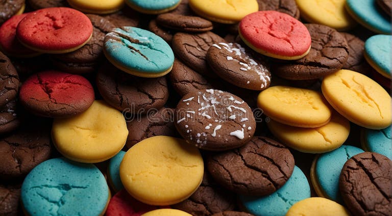 Delicious Sweets on Abstract Background, Sweets, Chocoltae, Donuts ...