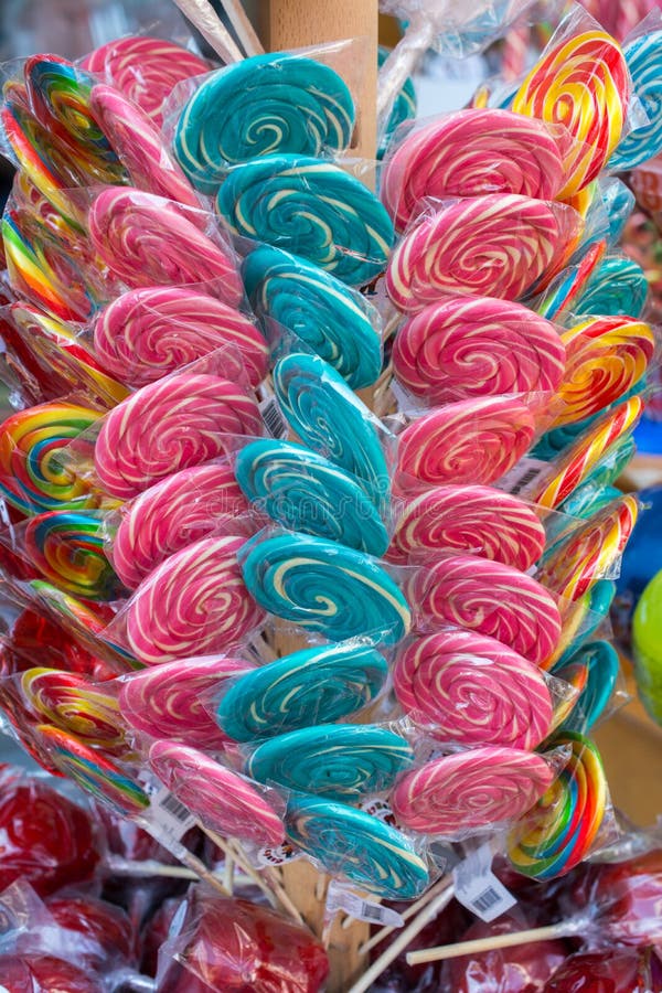 Delicious Swirl Candy and Sweets for Kids Stock Photo - Image of sweets ...