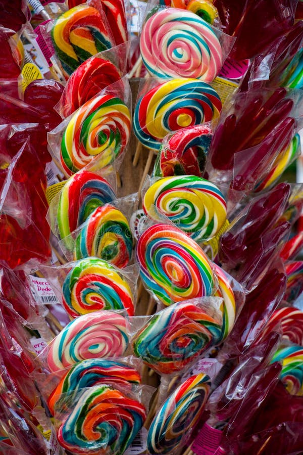 Delicious Swirl Candy and Sweets for Kids Stock Photo - Image of sweet ...