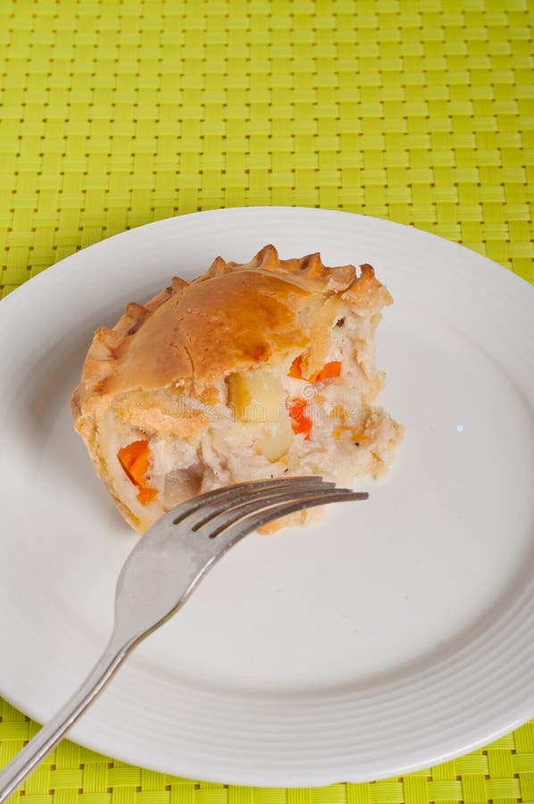 Chicken vegetable pie stock photo. Image of closeup, garlic - 30209038