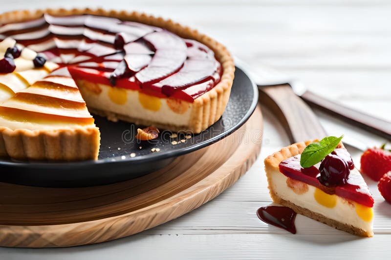 Delicious tart stock illustration. Illustration of produce - 277896136