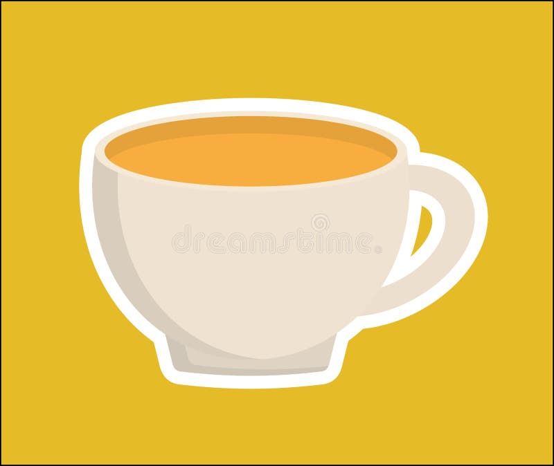 Delicious tea drink stock vector. Illustration of drink - 80257941