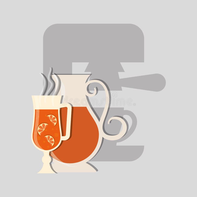 Delicious tea drink stock vector. Illustration of energy - 80258077