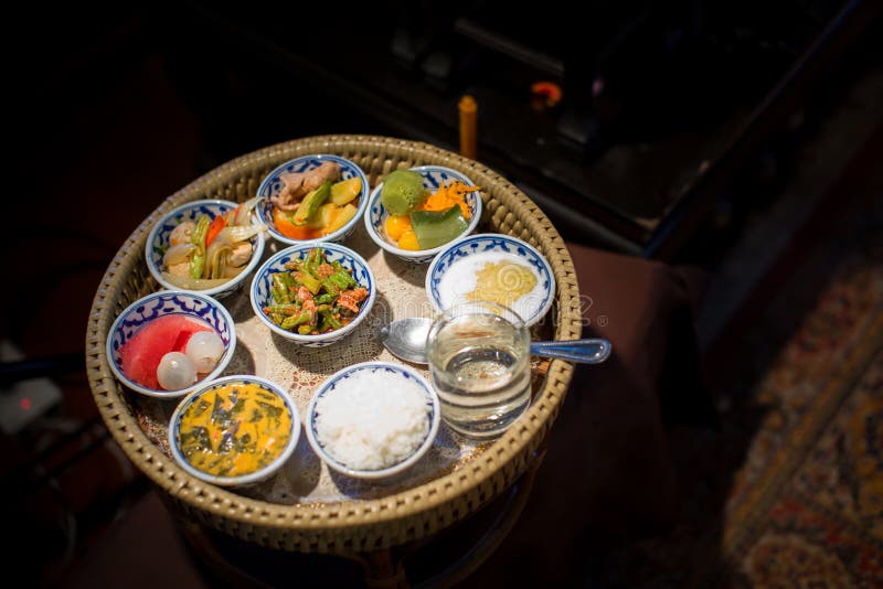 Delicious Thai Food Set Served on Bamboo Plate. Lunch and or Dinner Set ... Delicious Thai Food Set Served on Bamboo Plate. Lunch and or Dinner Set ...