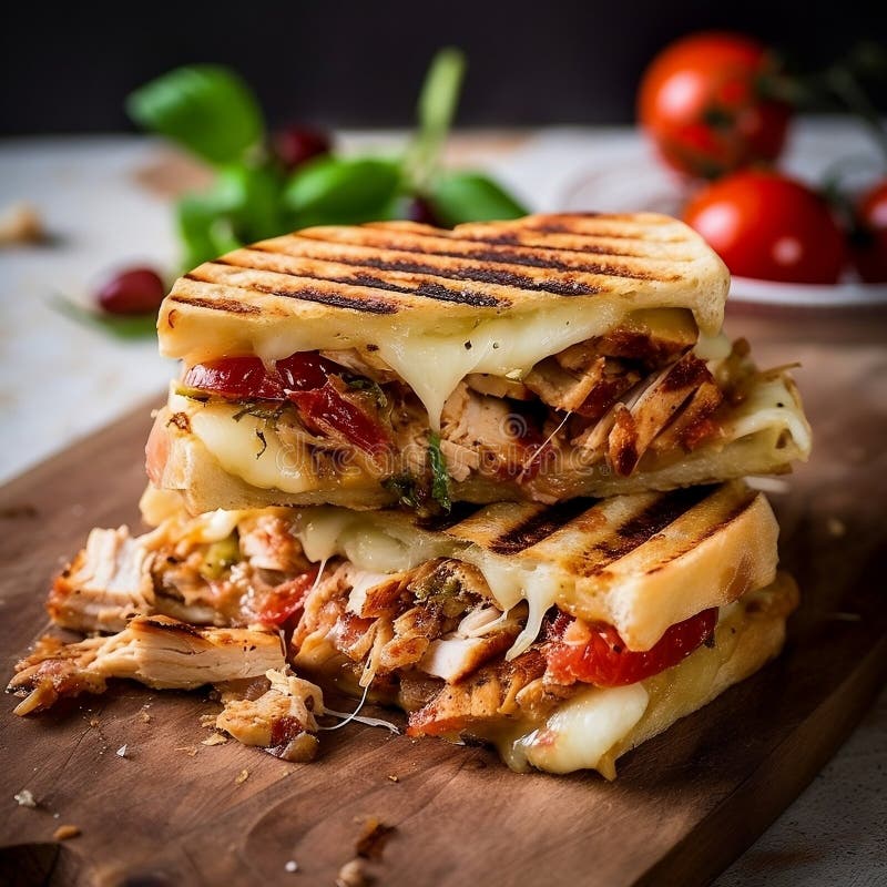 Chicken Panini Stock Illustrations – 300 Chicken Panini Stock ...