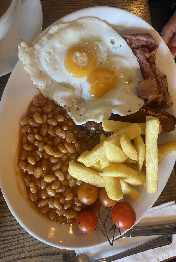 Delicious Traditional Full English Breakfast Stock Photo - Image of ...