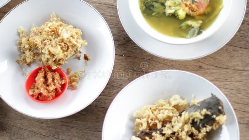 Delicious Traditional Indonesian Menu, Ranging from Fish, Satay and ...