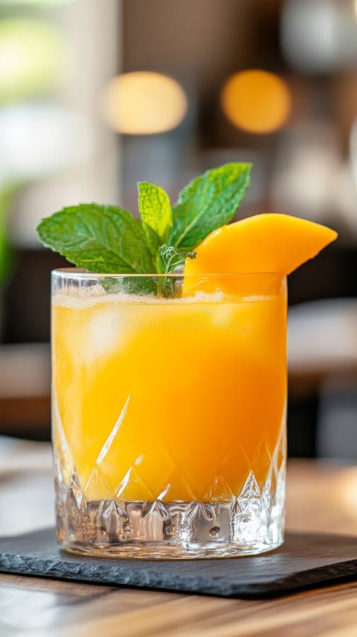 Delicious Traditional Pakistani Mango Lassi with Mint and Mango ...