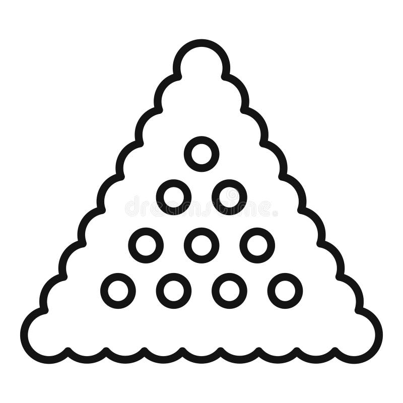 Delicious Triangular Cookie Being Iced with Chocolate Chips Stock ...