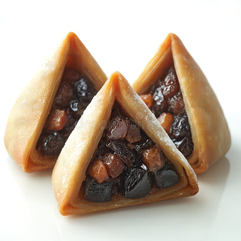 Delicious Triangular Fruit Filled Pastries Ready To Eat Sweet Treats ...