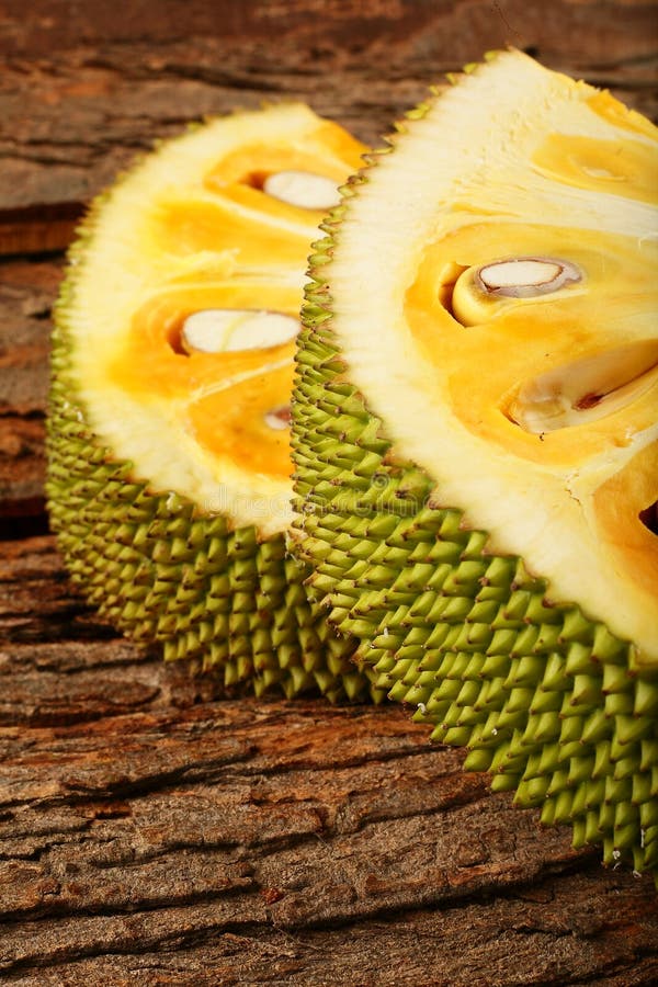 Delicious Tropical Jack Fruit Slices.top View Stock Image - Image of ...