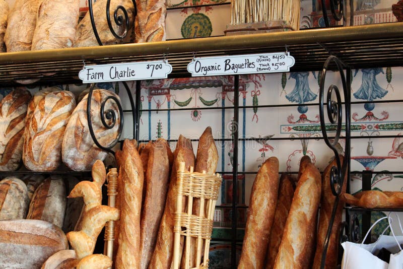 Fresh Crusty Breads at the Market Stock Image - Image of gluetfree ...