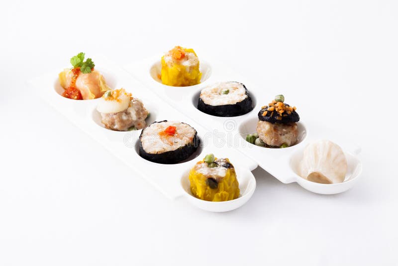 Delicious Variety Steamed Dim Sum Stock Image - Image of chinese ...