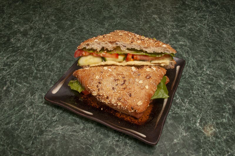 Delicious Veggie Melt stock image. Image of dish, italian - 259003283