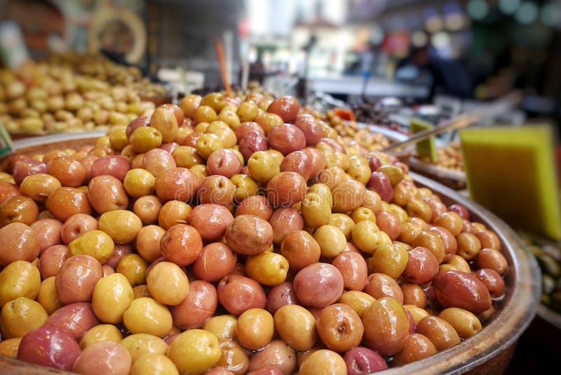 Delicious View of Vegetable Olive Food Stock Image - Image of leaves ...