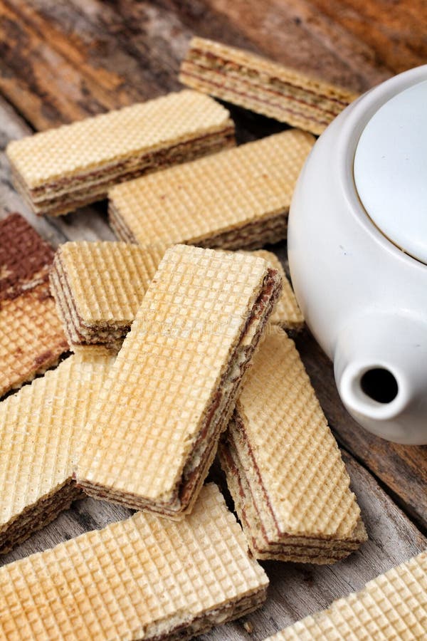 Delicious wafer chocolate stock image. Image of lines - 34266327